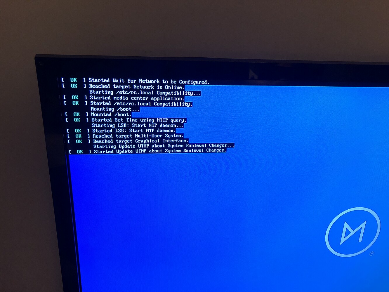Console Output After Splash Screen After Switching To 3b Raspberry Pi Osmc Forums 